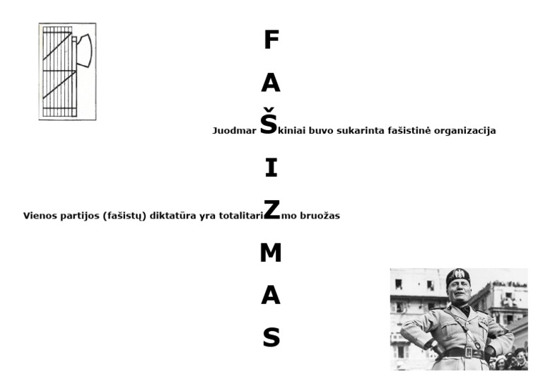Fasistine Italija Uzduotis 1 1 | PDF