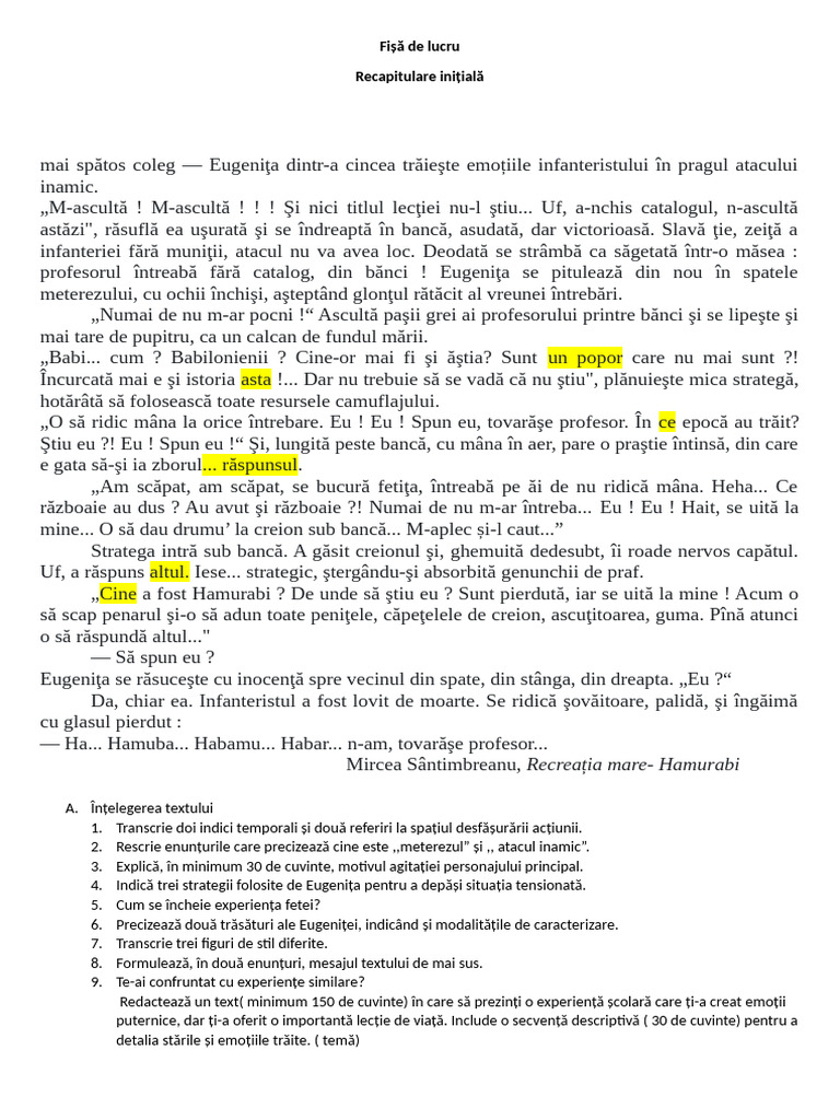 36 Recapitulare | PDF