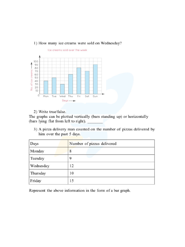 Data Handling Worksheet | PDF