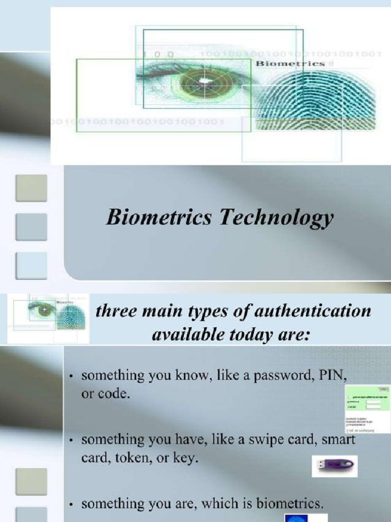 biometric authentication | PDF