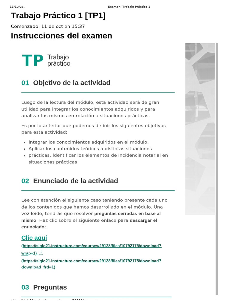 TP1 - 100 - Nuevas Manifestaciones - CR - W | PDF | Documentos legales | Justicia