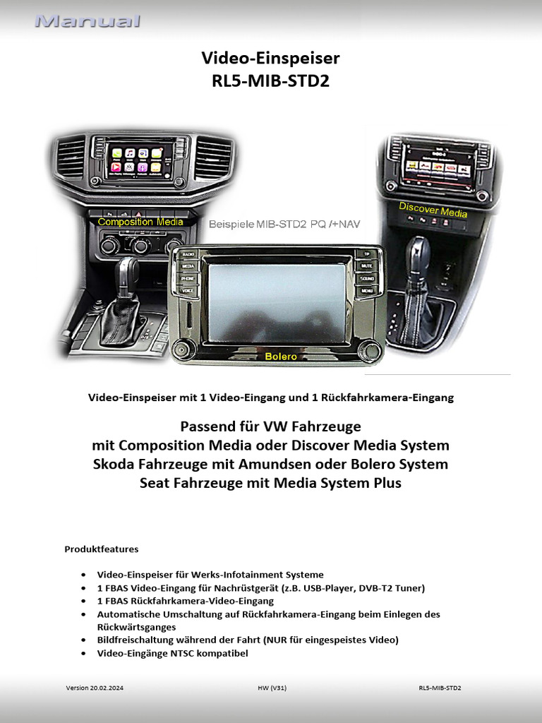 Eba Ger Rl5 Mib Std2 | PDF