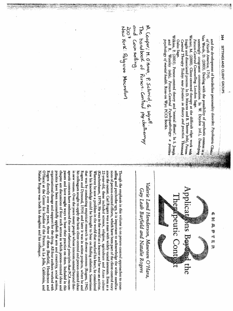 Beyond therapeutic context | PDF