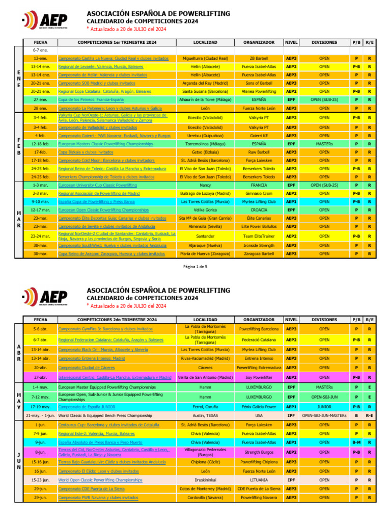 Calendario_AEP_2024-07-20 | PDF