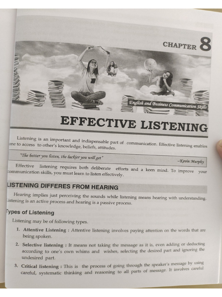 Effective Listening Business Communication | PDF