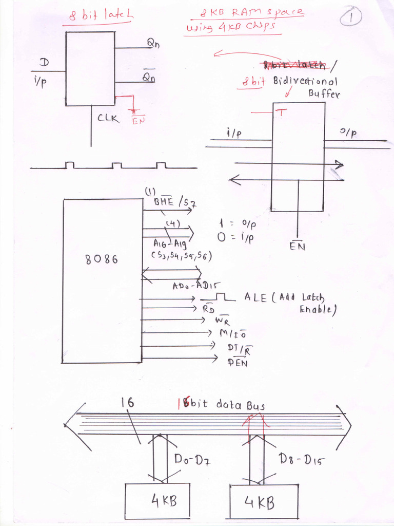01 Memory Interfacing 8086 | PDF 01 Memory Interfacing 8086 | PDF