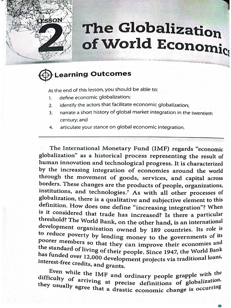 Chapter II - Globalization in World Economics | PDF