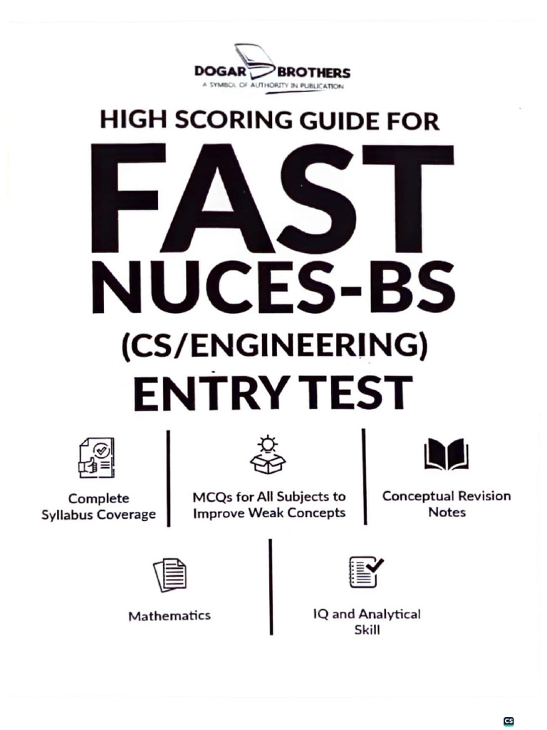 Fast Nuces Entry Test PDF | PDF
