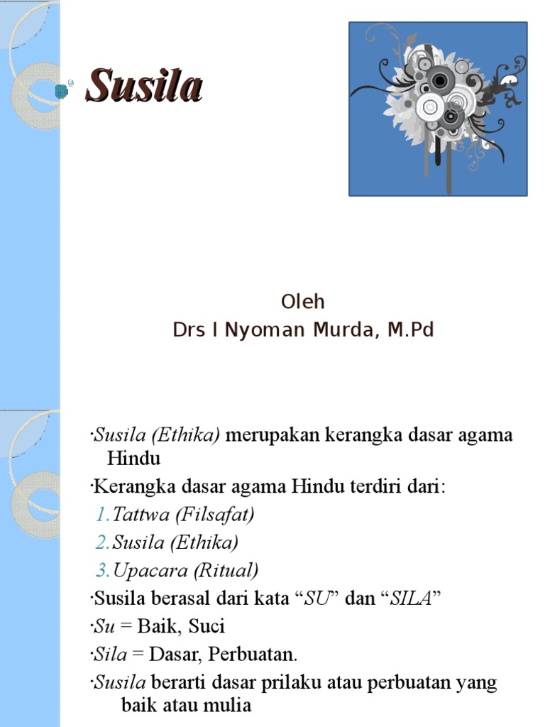Susila | PDF | Pengembangan Diri | Sains & Matematika