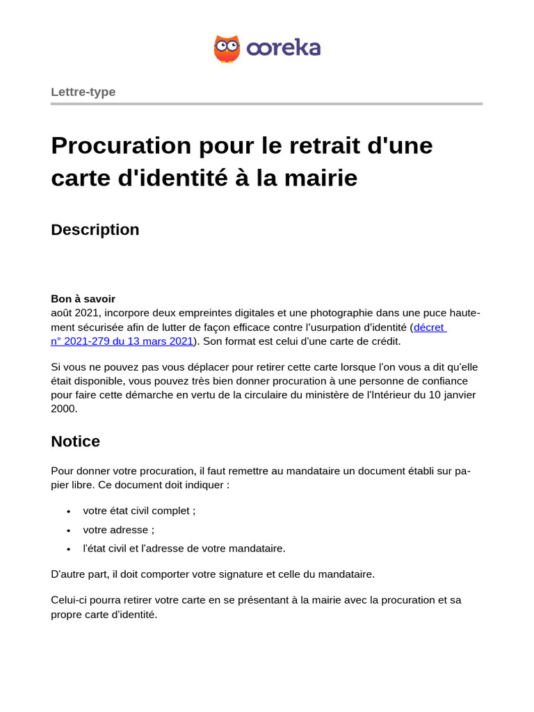 Procuration | PDF