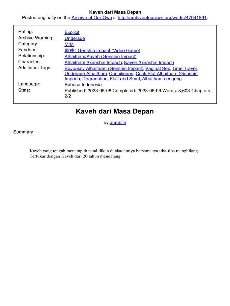 Kaveh Dari Masa Depan | PDF
