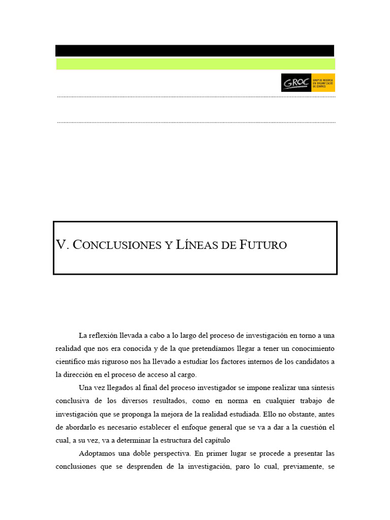 CIDE Conclusiones | PDF