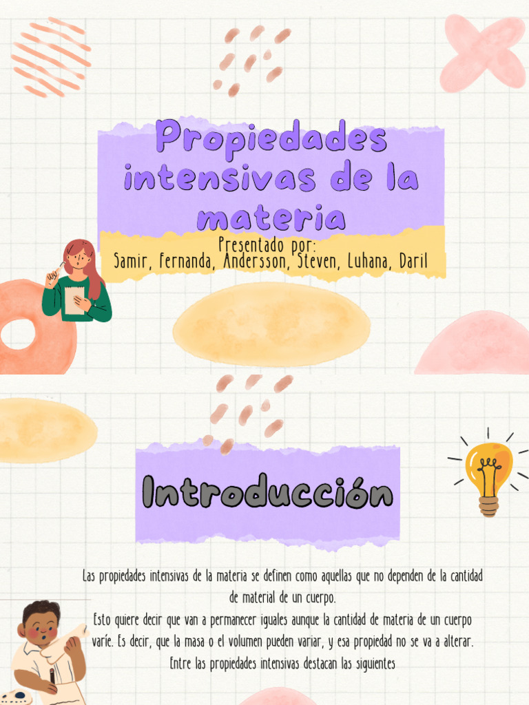 Propiedades Intensivas de La Materia | PDF