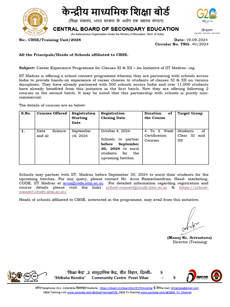 40 Circular 2024 | PDF