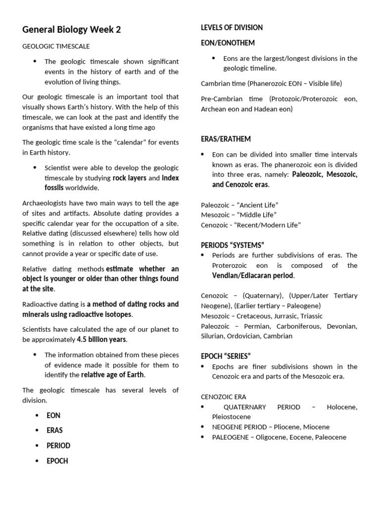 General Biology Week 2 | PDF