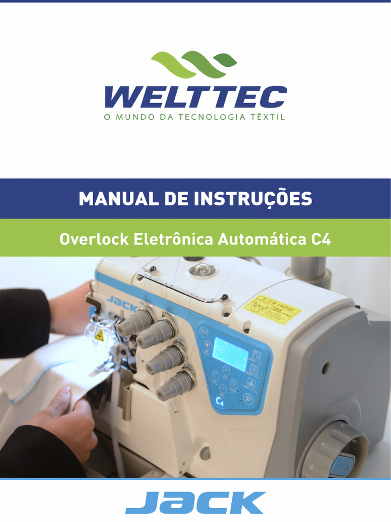 Overlock Jack C4 - Manual Portugues | PDF