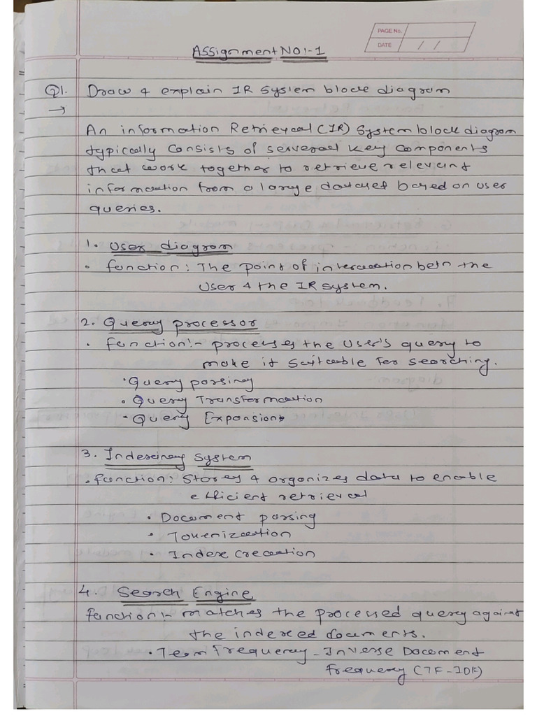 IR ASSIGNMENT 1 Solved | PDF