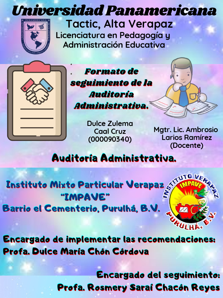 Recomendaciones de Auditoría IMPAVE | PDF | Auditoría