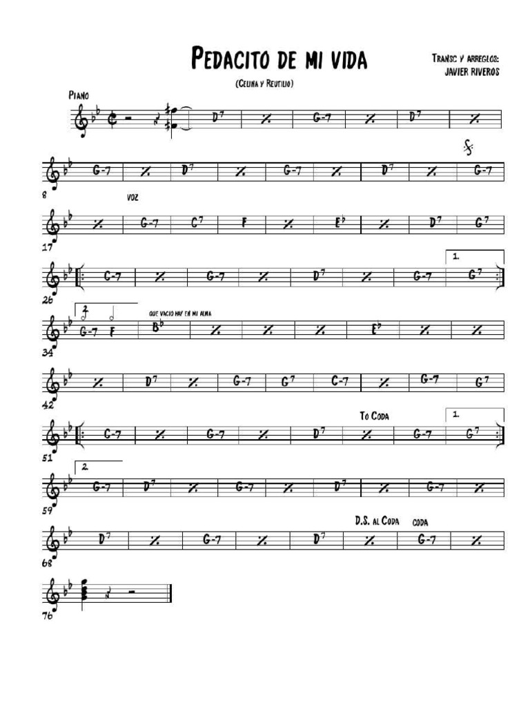 Pedacito de Mi Vida | PDF