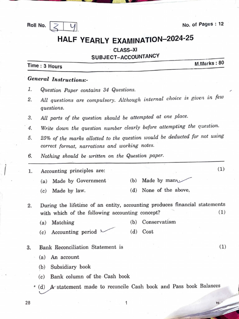 Half Year LTH Rms Accounts | PDF