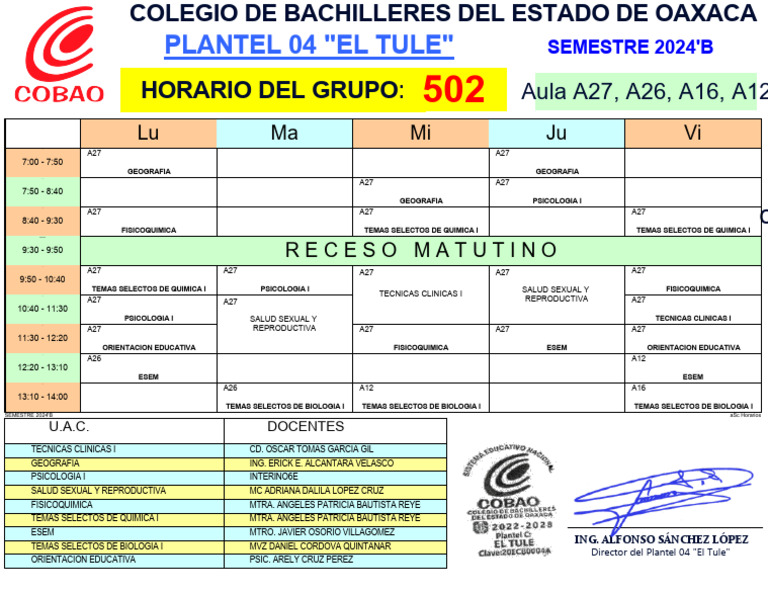Plantel 04 "El Tule": Cambiar Este Texto | PDF