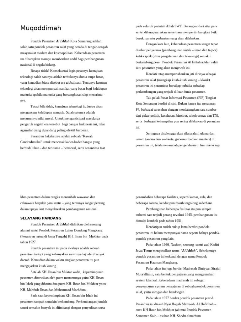 SELAYANG PANDANG Rev | PDF