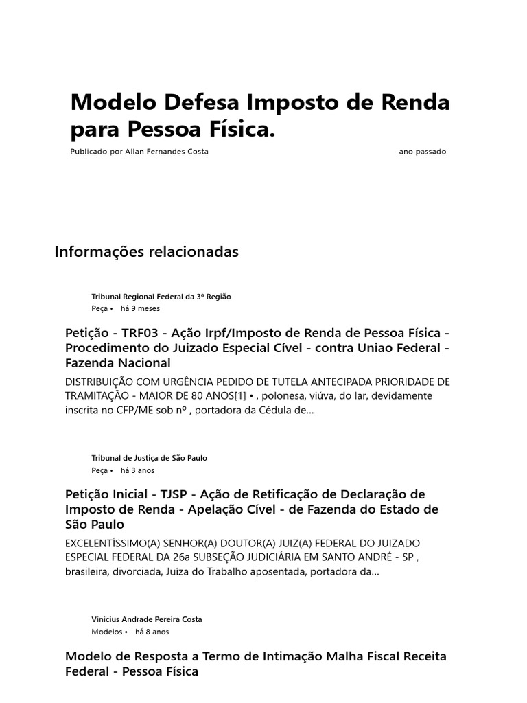 modelo 3 | PDF