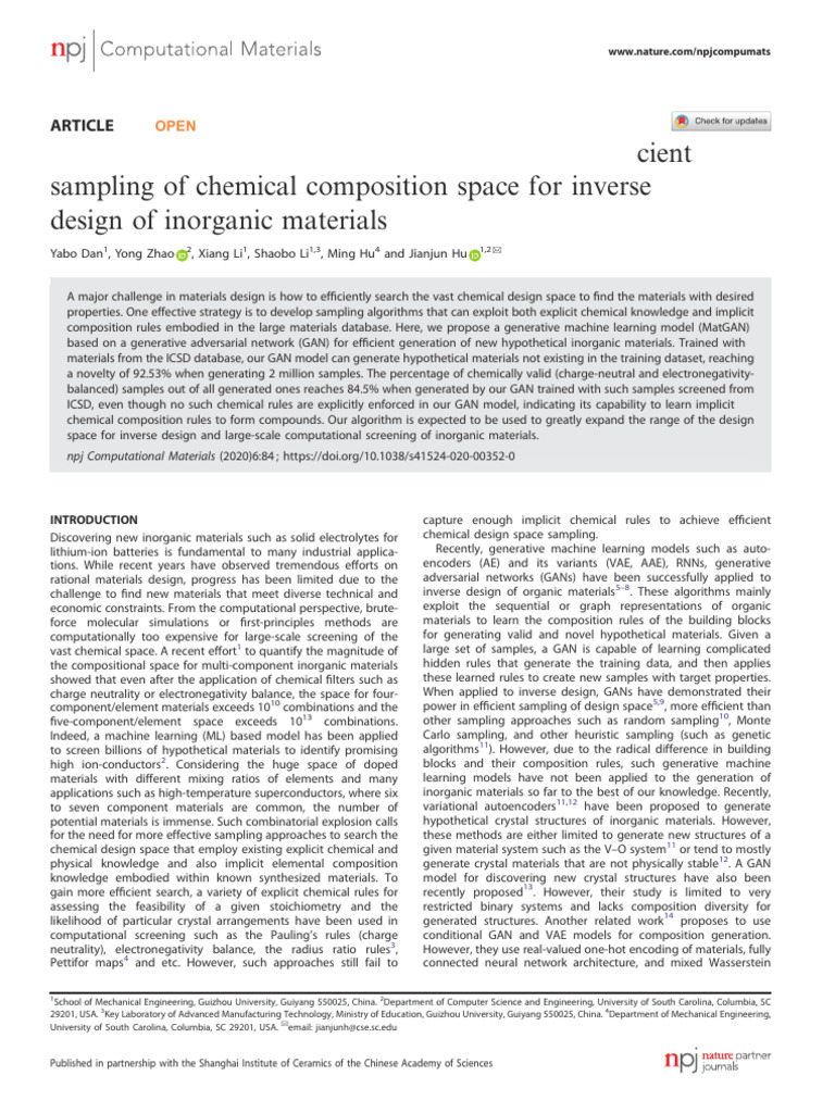Generative Adversarial Networks Gan Based Efficient Sampling 4sjb53ir81 | PDF