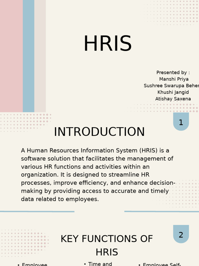 HRIS | PDF