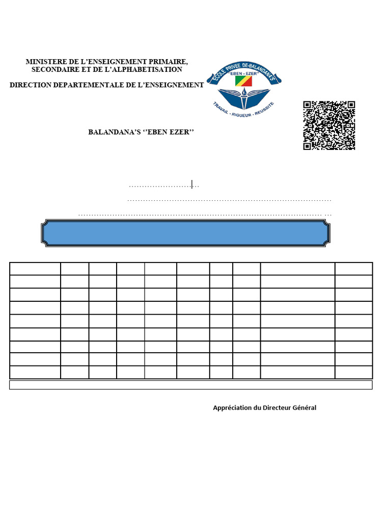 Modele Bulletin | PDF