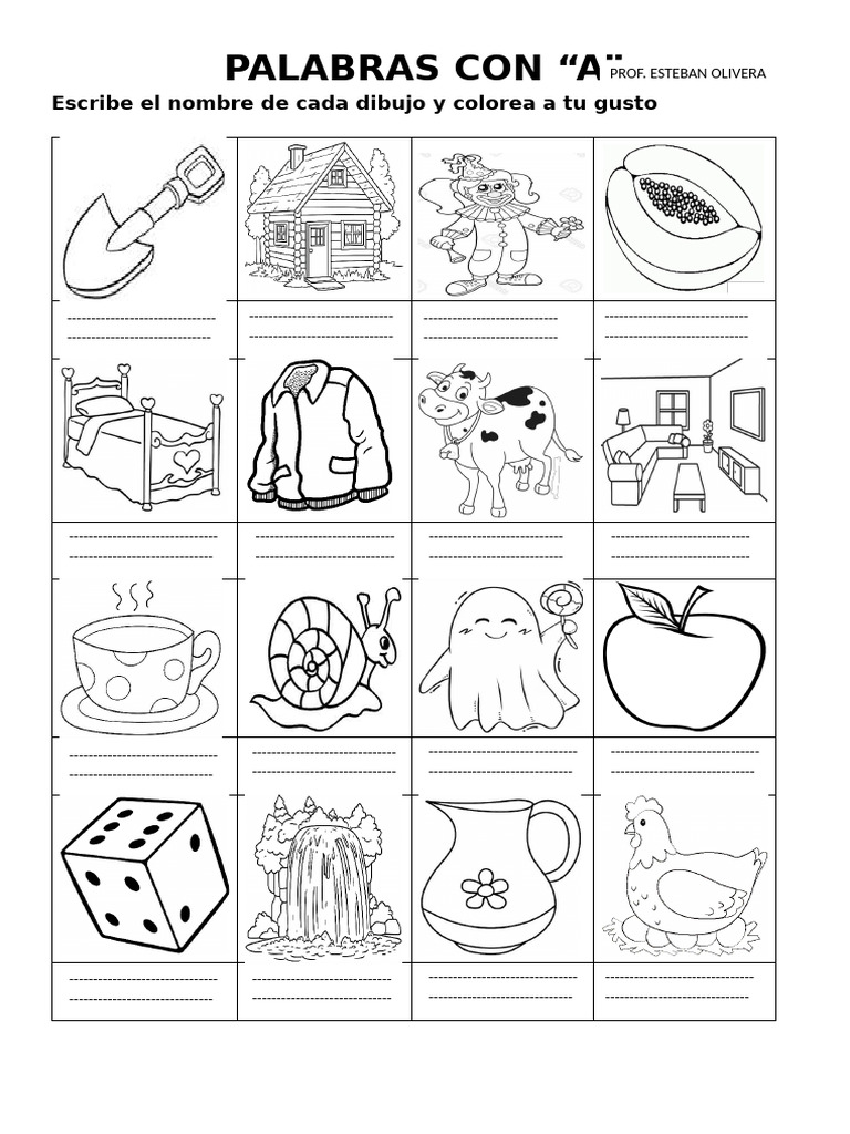 PALABRAS CON A | PDF
