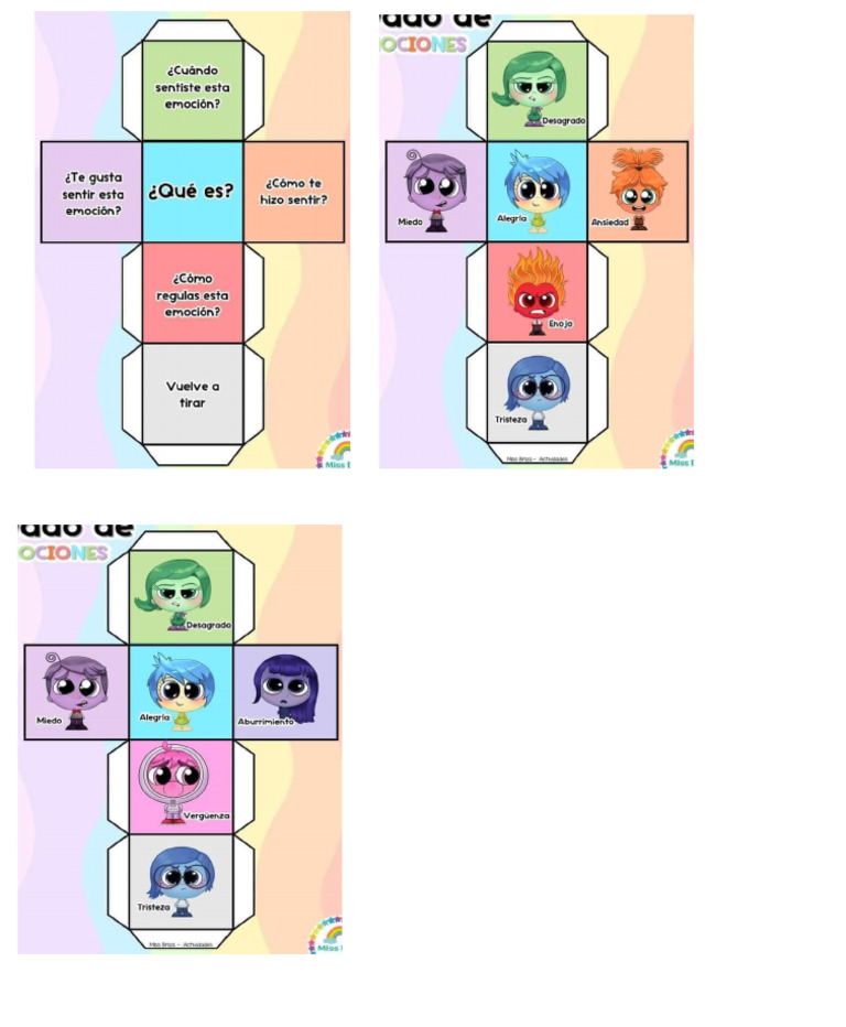 Dados de Las Emociones | PDF