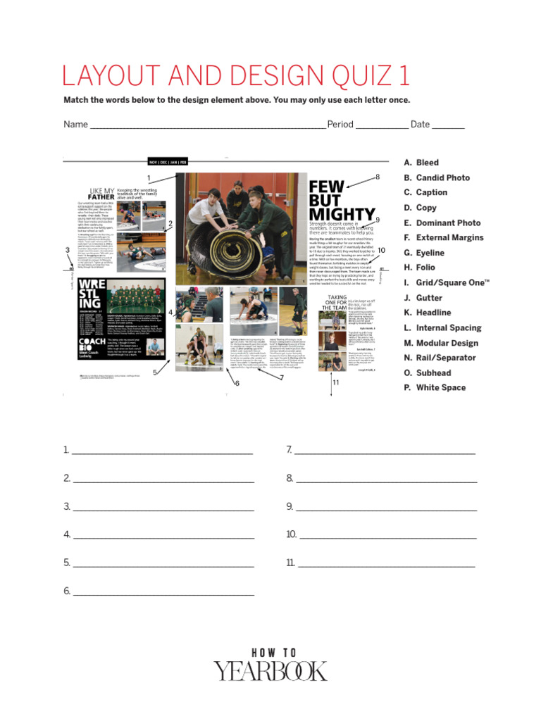 Layout and Design Quizzes | PDF