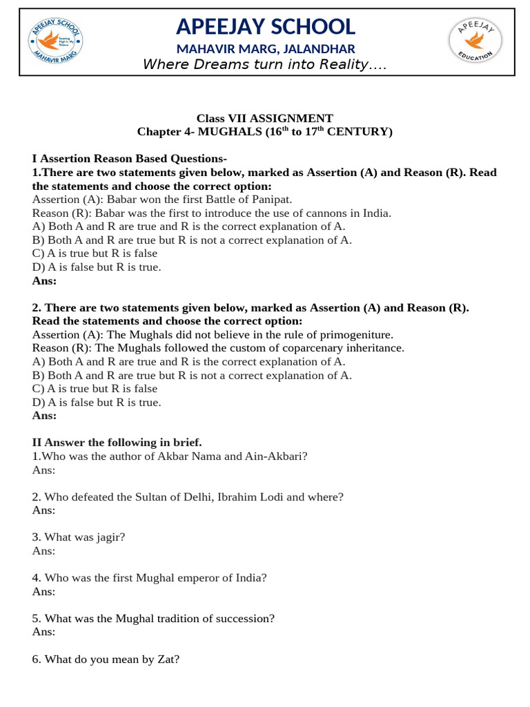 Chapter Mughals | PDF | Language Arts & Discipline | Religion ...
