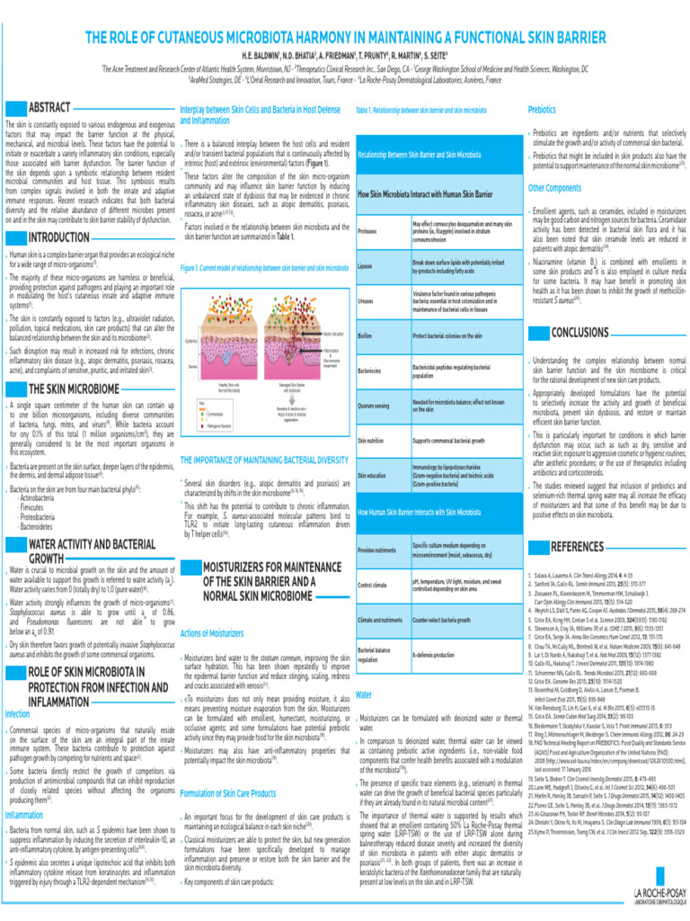 The Role of Cutaneous Microbiota Harmony in Maintaining A Functional ...