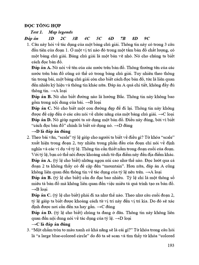 K11 - Reading VSTEP - Key | PDF