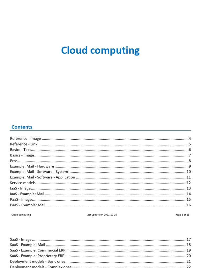 Cloud Computing | PDF