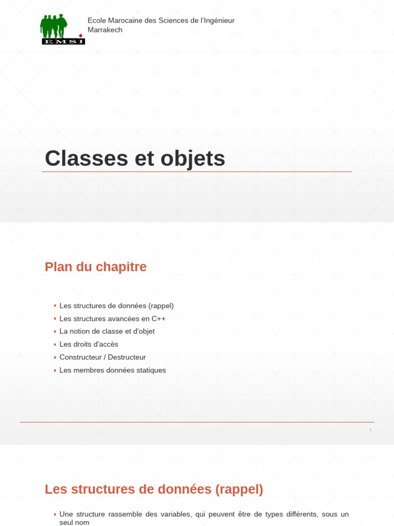 3 - Classes Et Objets | PDF