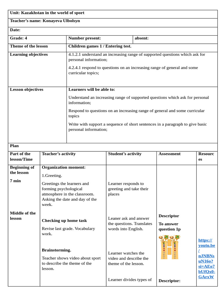 Grade 4 Module 1 | PDF