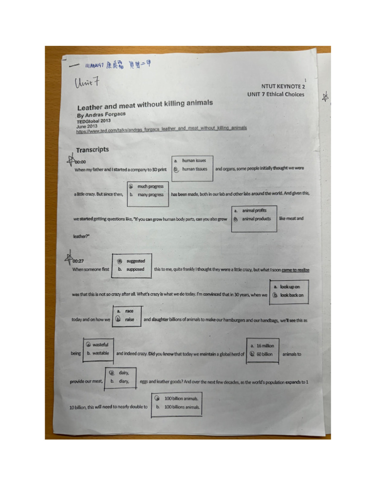 111AB0057 - Photos of The Handouts For Course Exercise | PDF