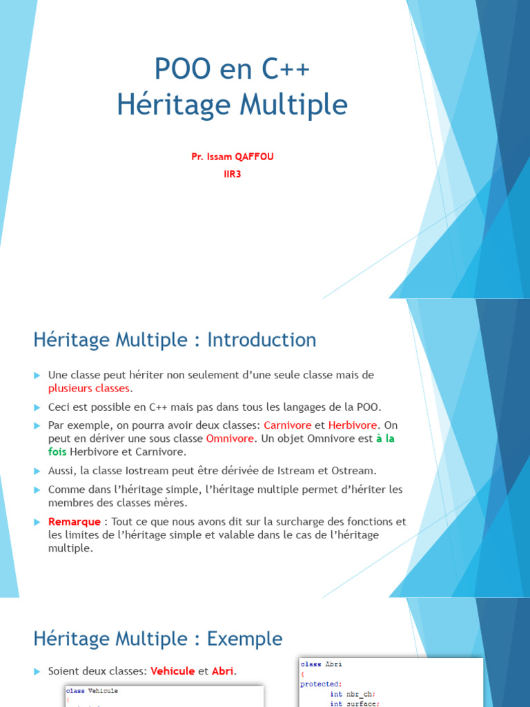 Héritage Multiple | PDF