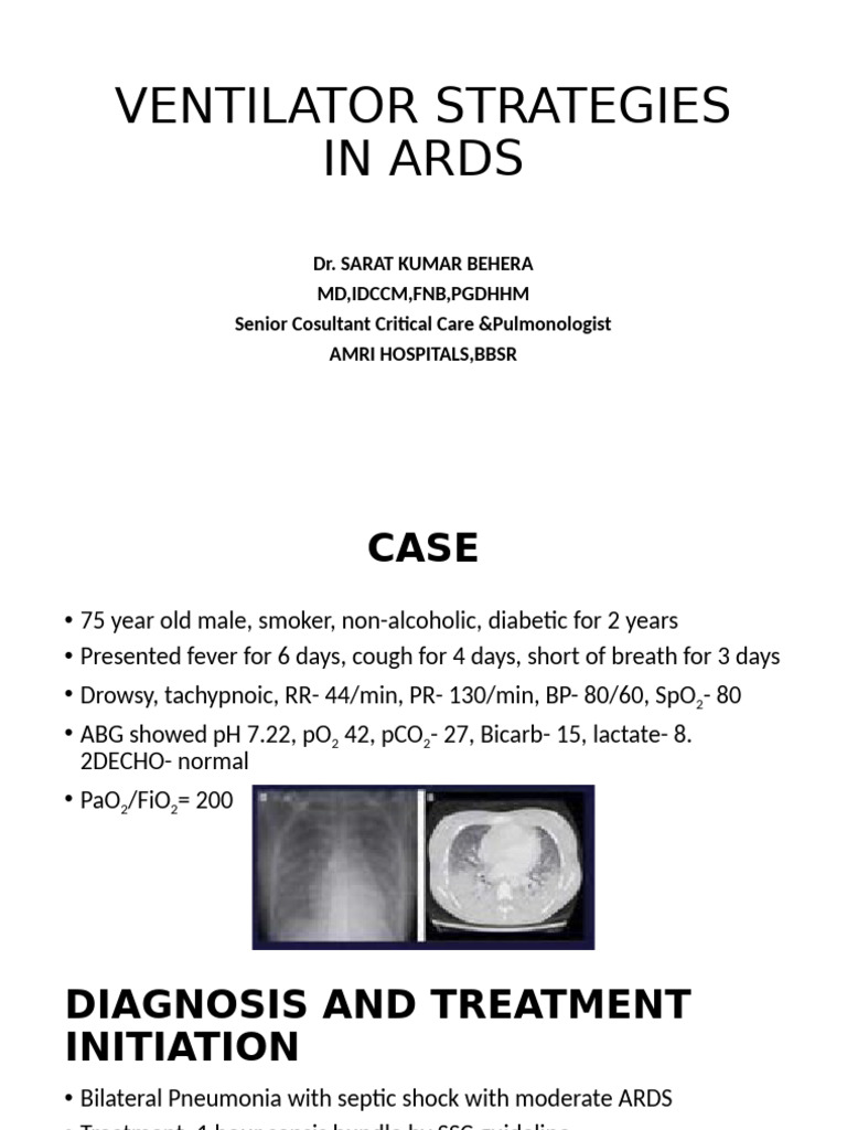 Ventilator Strategies in ARDS | PDF