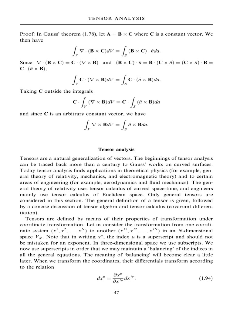 Tai.L Chow (Tensor) | PDF