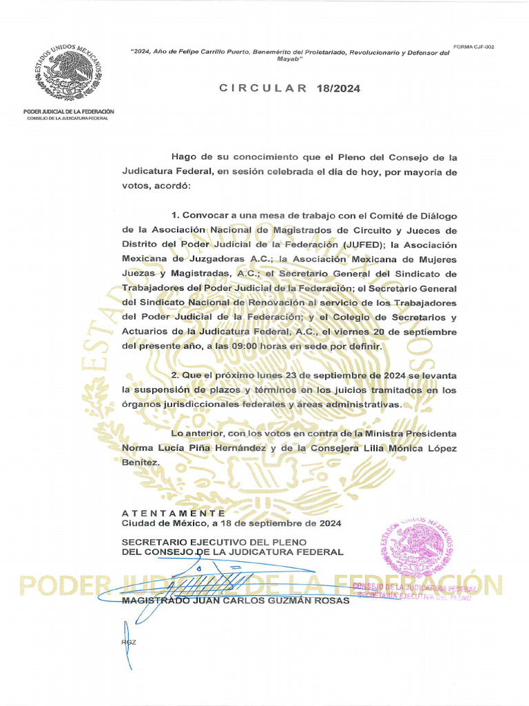 Circular 18 2024 | PDF