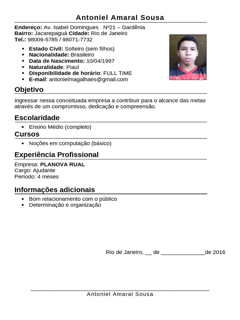 Antoniel Amaral Sousa | PDF