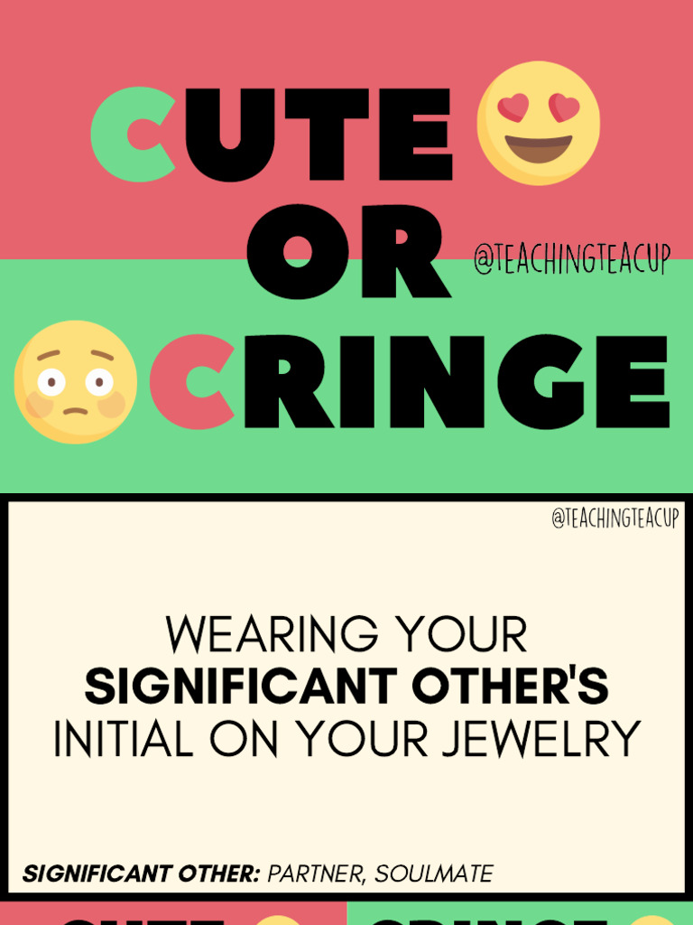 Cute or Cringe | PDF