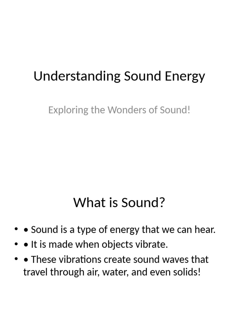 Sound Energy Grade Four | PDF