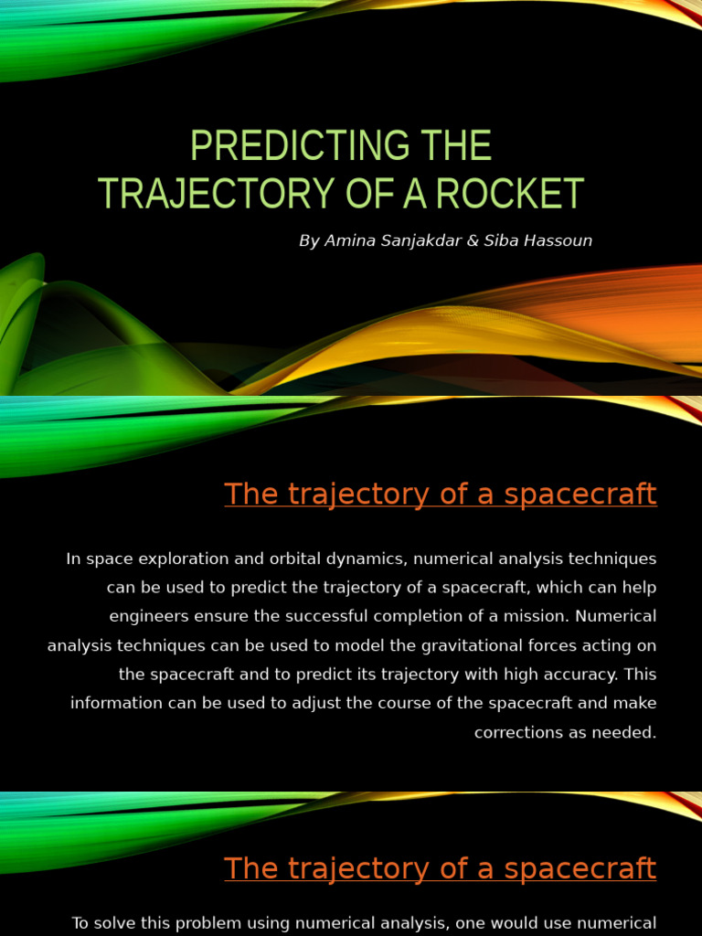 Predicting The Trajectory of A Spacecraft | PDF