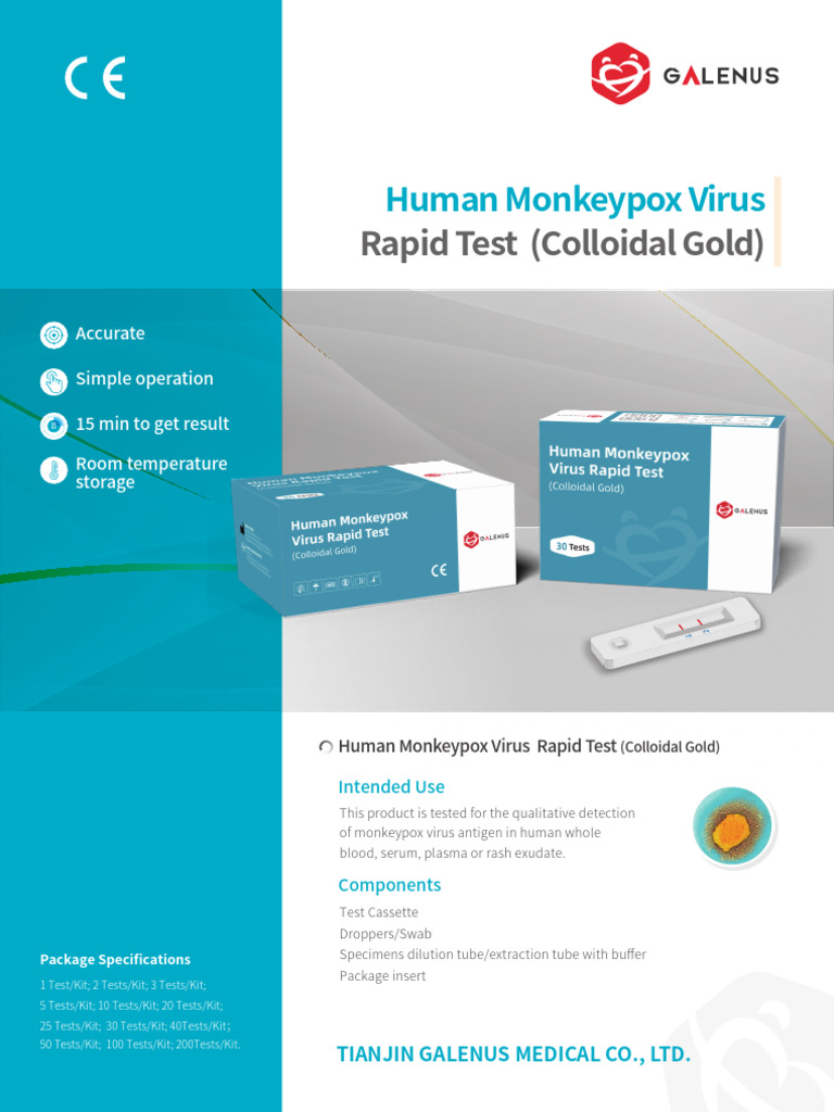 Monkeypox Rapid Test Galenus | PDF