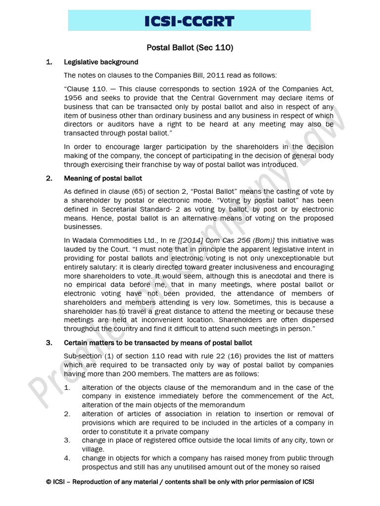 Geeta Saar 62 Postal Ballot | PDF | Absentee Ballot | Electronic Voting